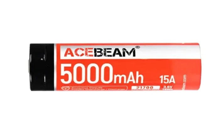 Acebeam® 21700 5000mAh High Discharge 15A Battery – Specialized Tool Sales