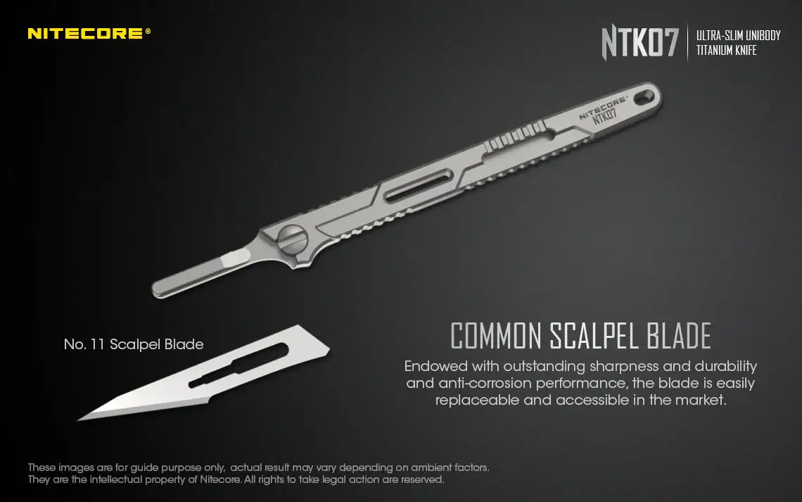 Nitecore® NTK07 Titanium Scalpel Knife – Specialized Tool Sales