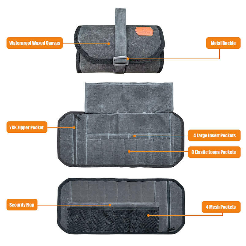 Roaring Fire® Pioneer Mini Tool Roll Bag – Specialized Tool Sales