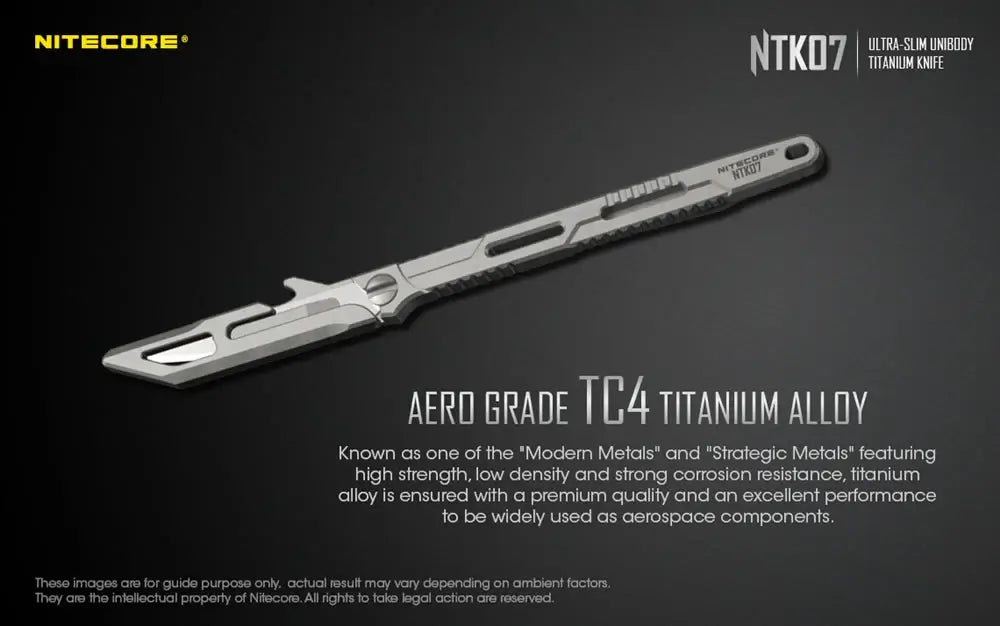 Nitecore® NTK07 Titanium Scalpel Knife – Specialized Tool Sales
