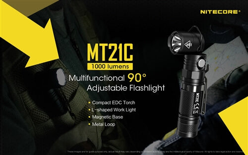 Nitecore® MT21C 1000 Lumen Multifunctional 90 Degree Adjustable ...